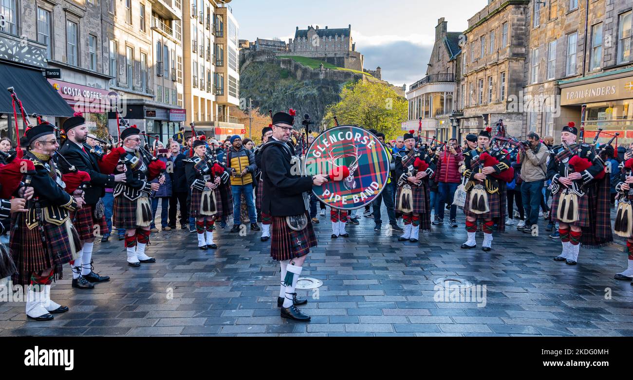 Glencourse pipe band hi-res stock photography and images - Alamy