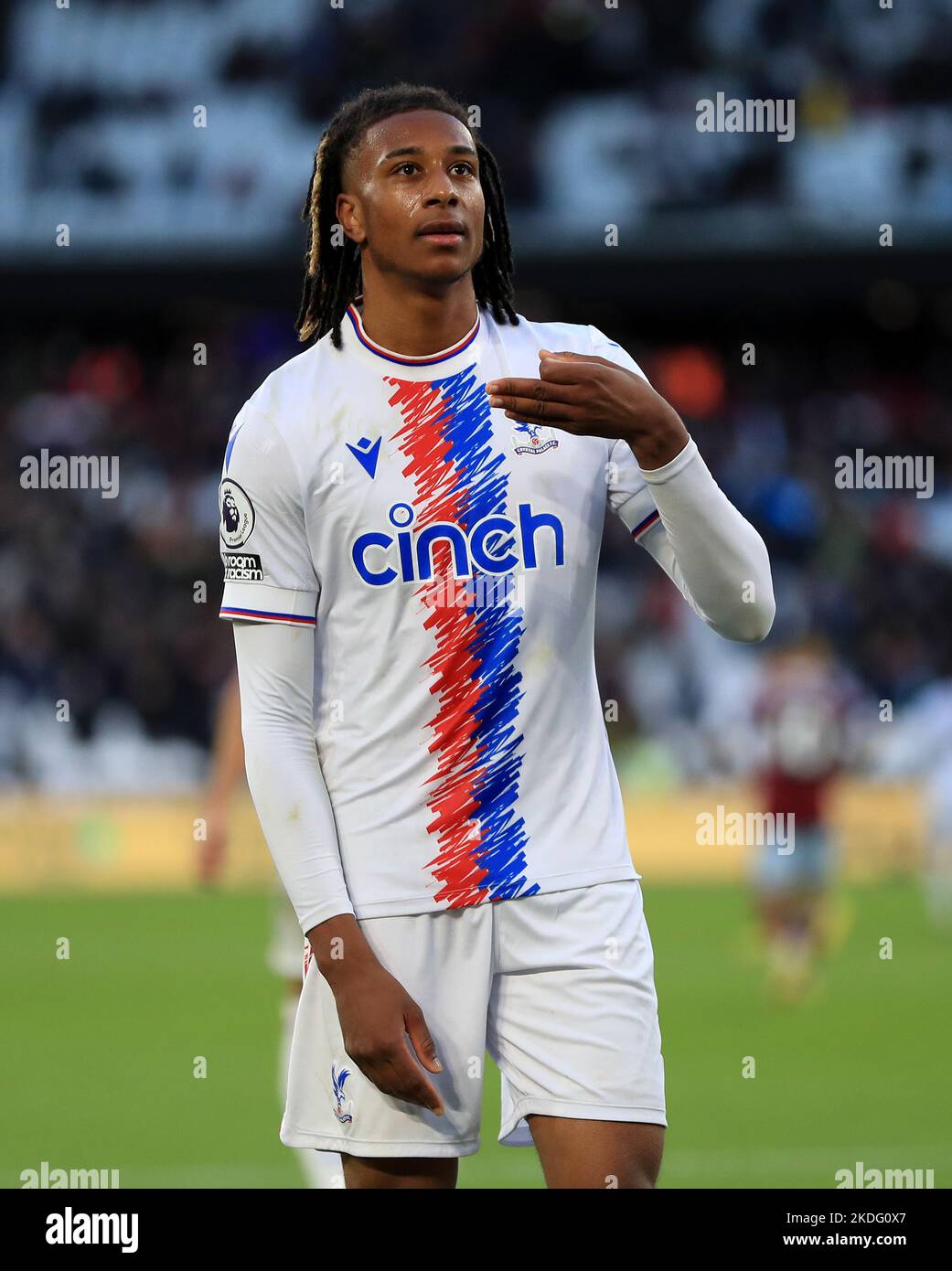 Crystal Palace's Michael Olise celebrates scoring their side's second ...
