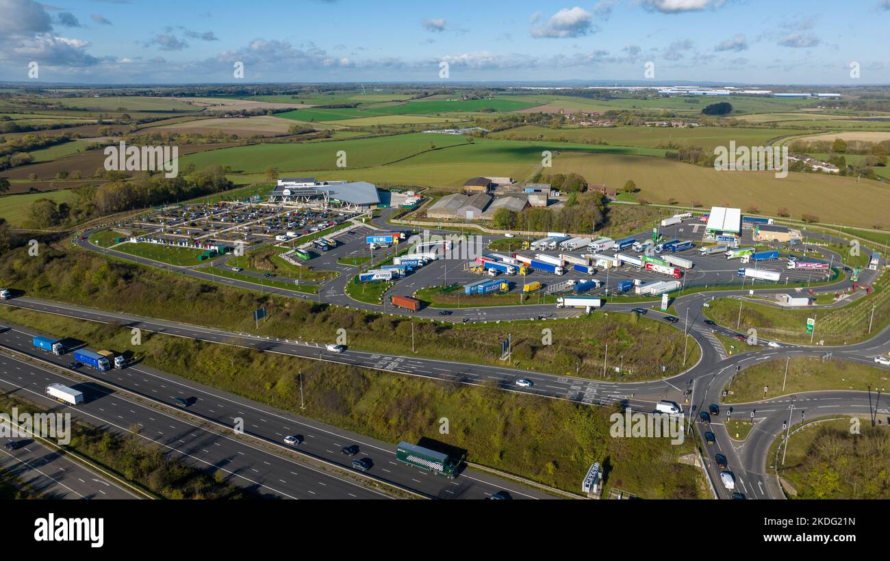 Rugby services is a motorway service station operated by Moto ...