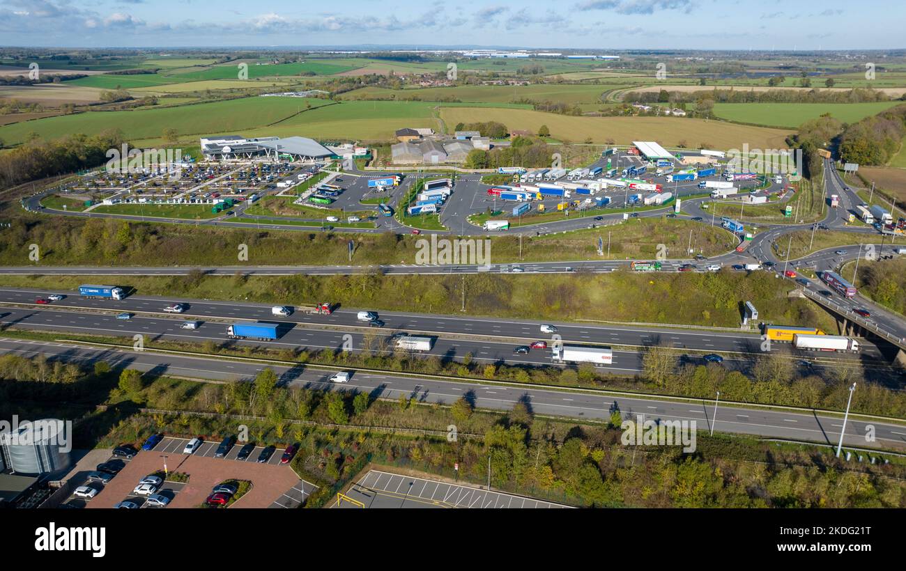 Rugby services is a motorway service station operated by Moto ...