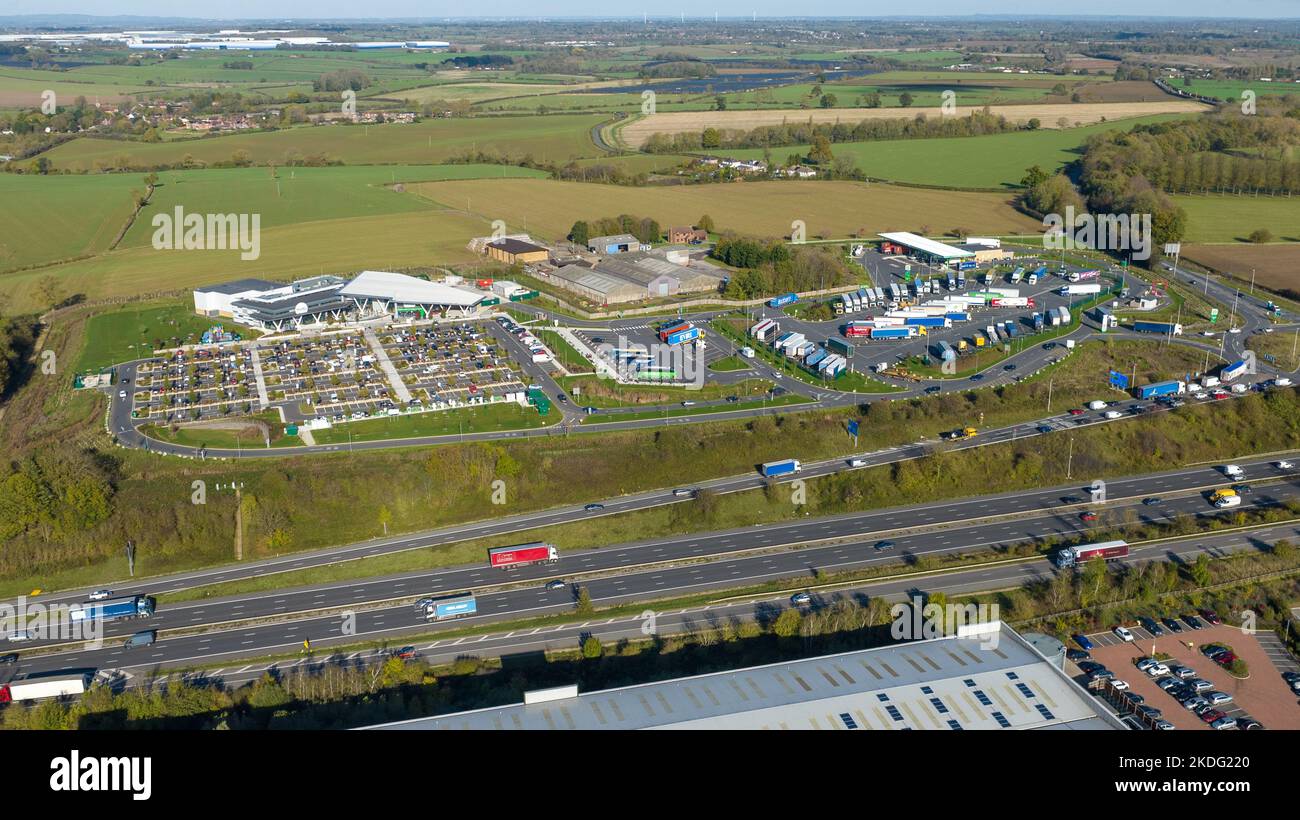 Rugby services is a motorway service station operated by Moto ...