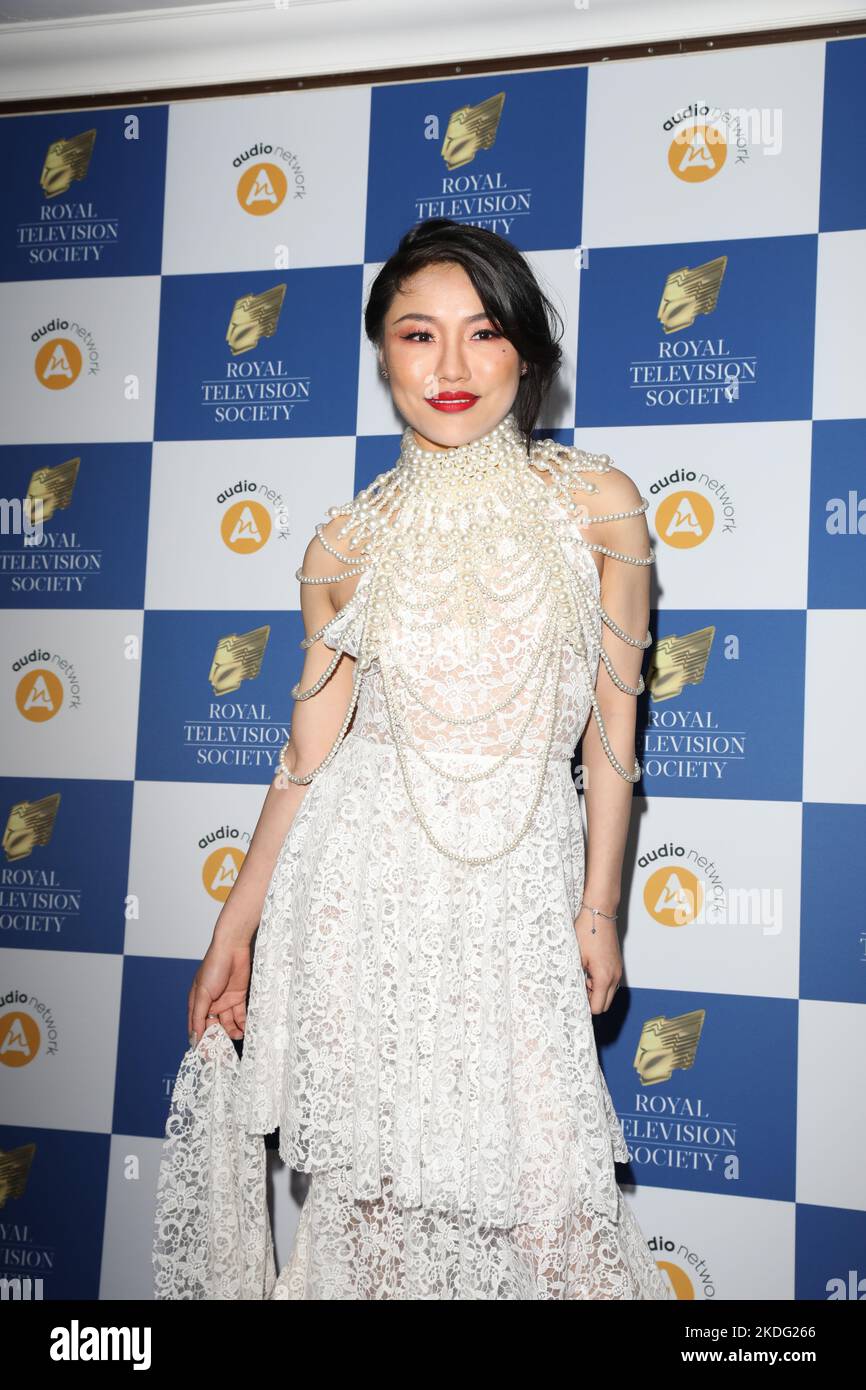 Nancy Xu attends Royal Television Society Programme Awards at Grosvenor ...