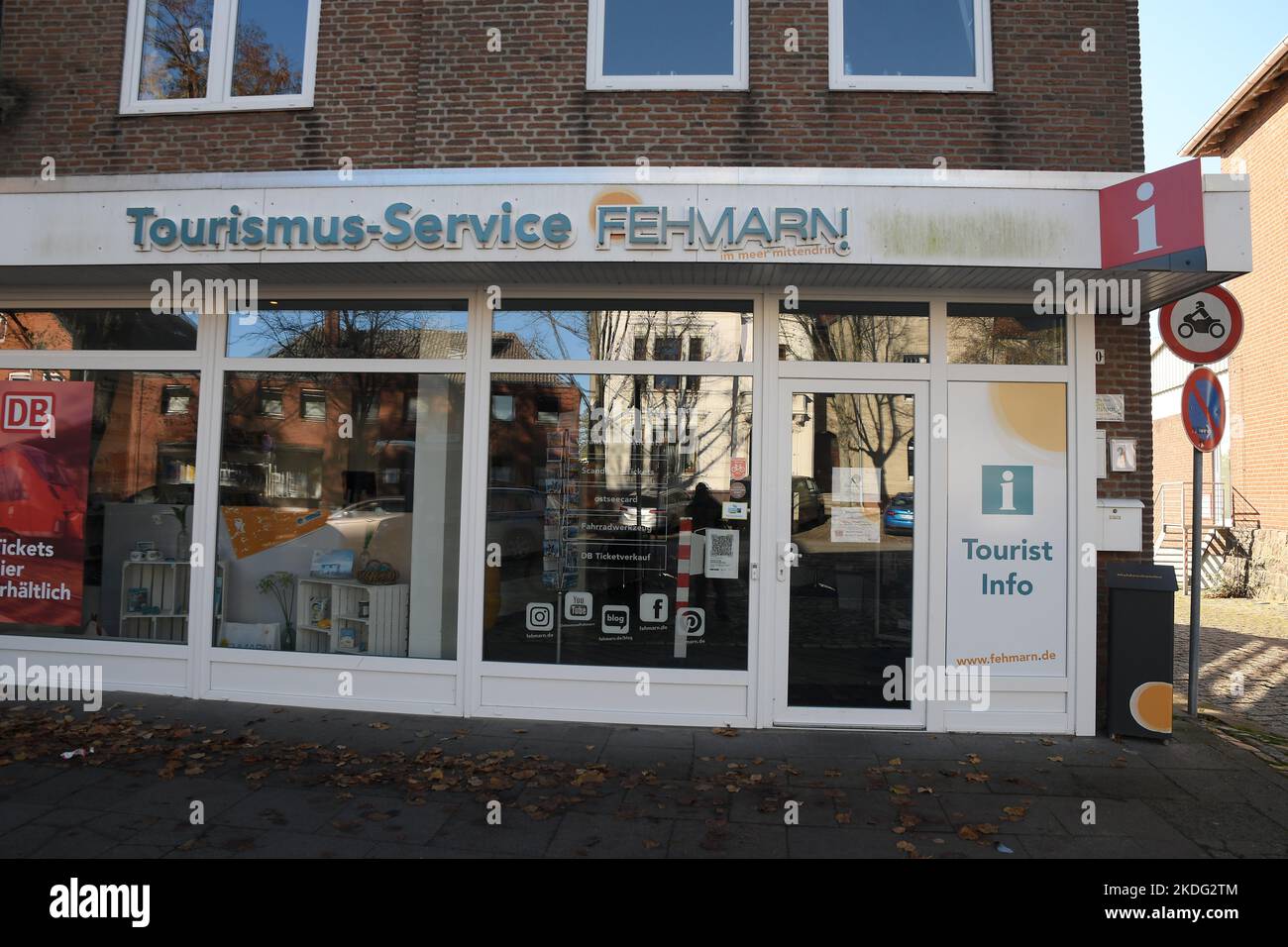 Burg/Fehmarn/Germany/05 November 2022/Toursts informations center ...