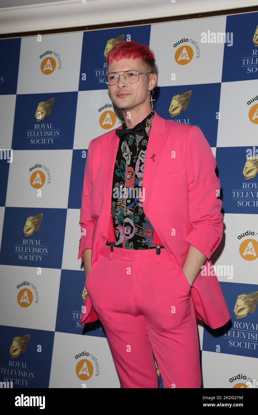 Nathaniel Hall attends Royal Television Society Programme Awards at ...