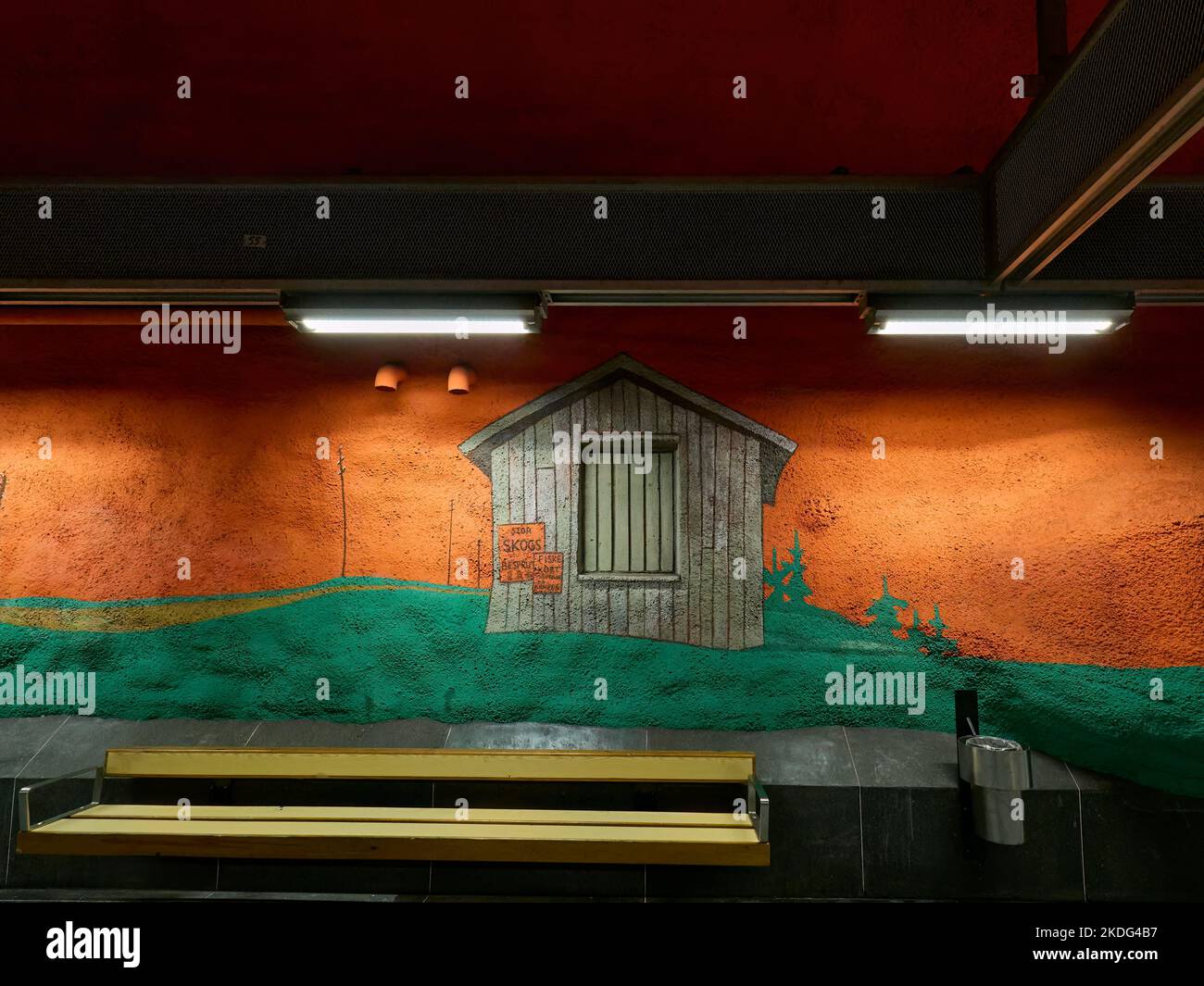 Stockholm Solna Centrum Tube Metro or Subway stations artwork said to ...