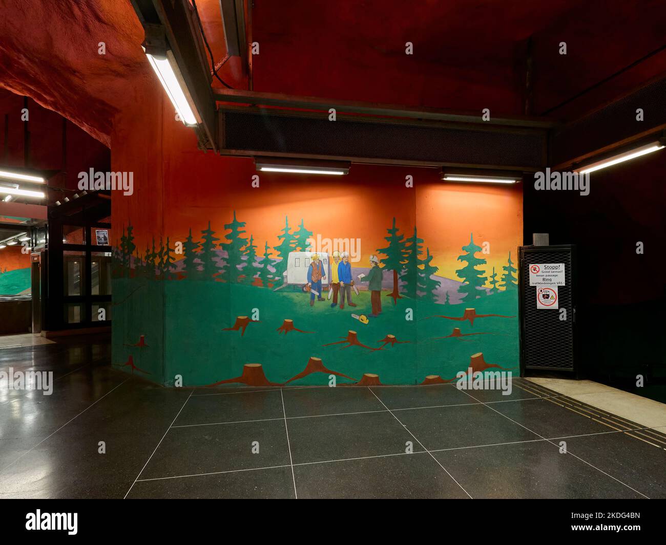 Stockholm Solna Centrum Tube Metro or Subway stations artwork said to ...