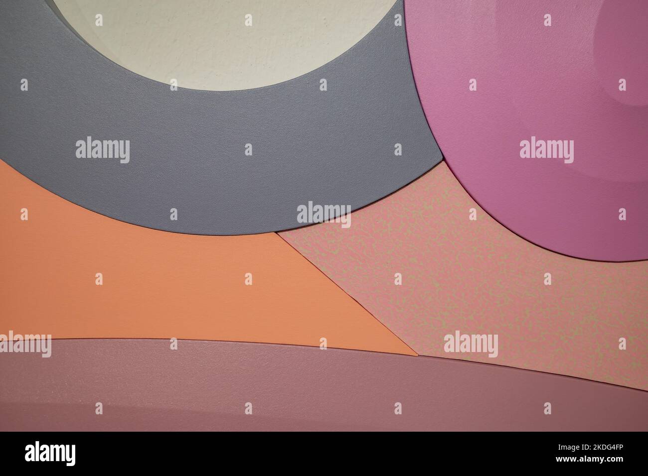 Abstract colourful with various shape, form, dot and line geometry ...