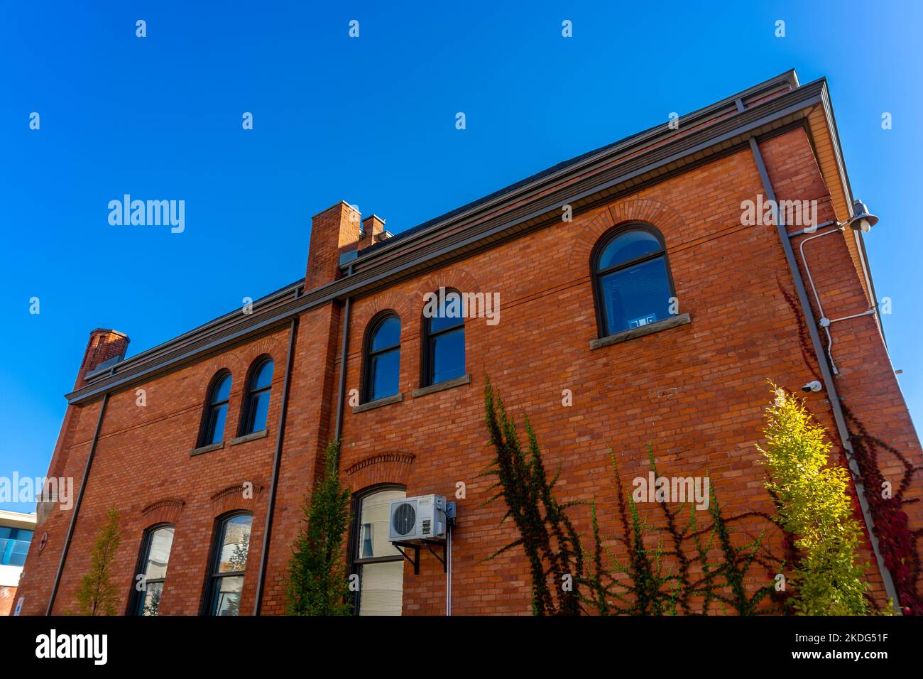 Old Fire Hall Building located in Woodstock, Ontario, Canada ...