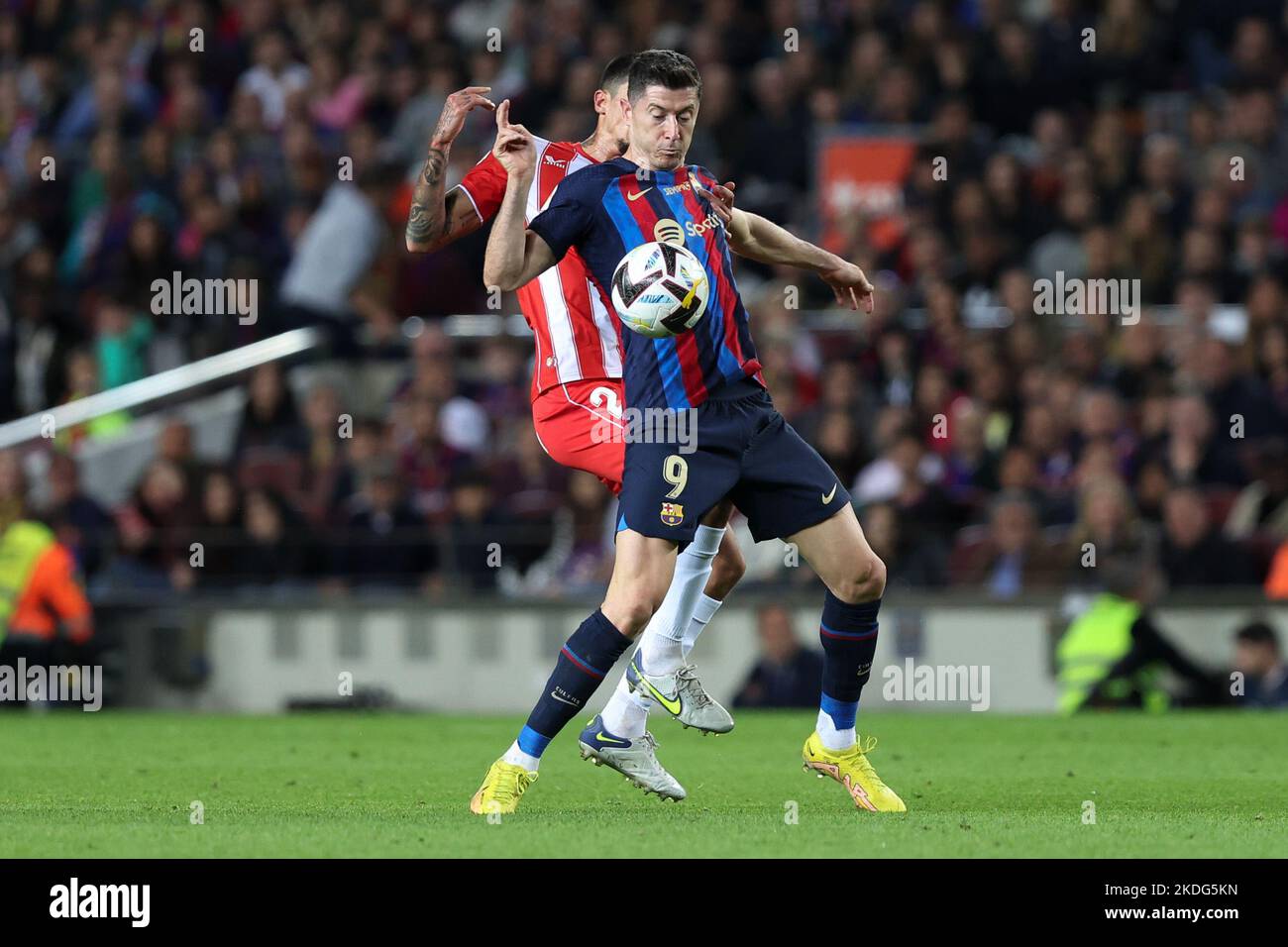 Robert Lewandowski of FC Barcelona during the Liga match between FC ...