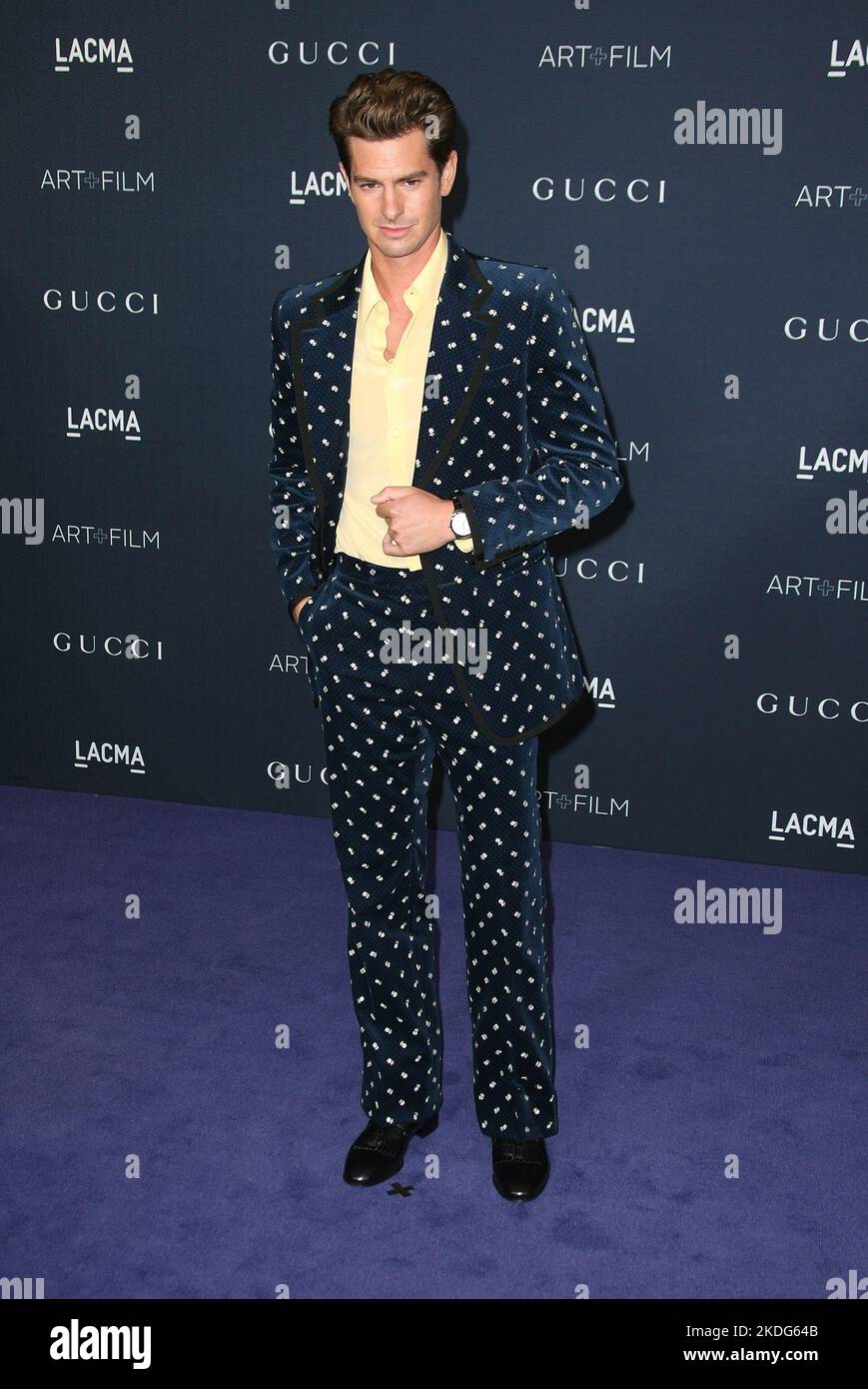 Andrew Garfield attends the 2022 LACMA ART+FILM GALA Presented By Gucci ...