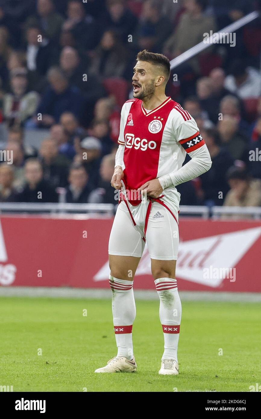 AMSTERDAM, 06-11-2022, JohanCruyff Stadium. Dutch football, Eredivisie, season 2022-2023. Game ...