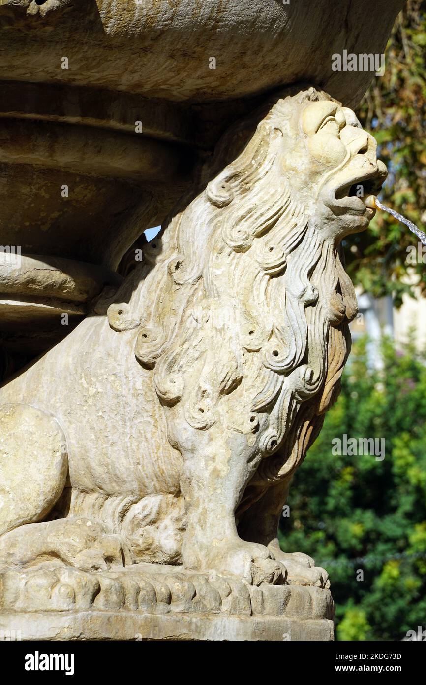 Heraklion crete lion square hi-res stock photography and images - Alamy
