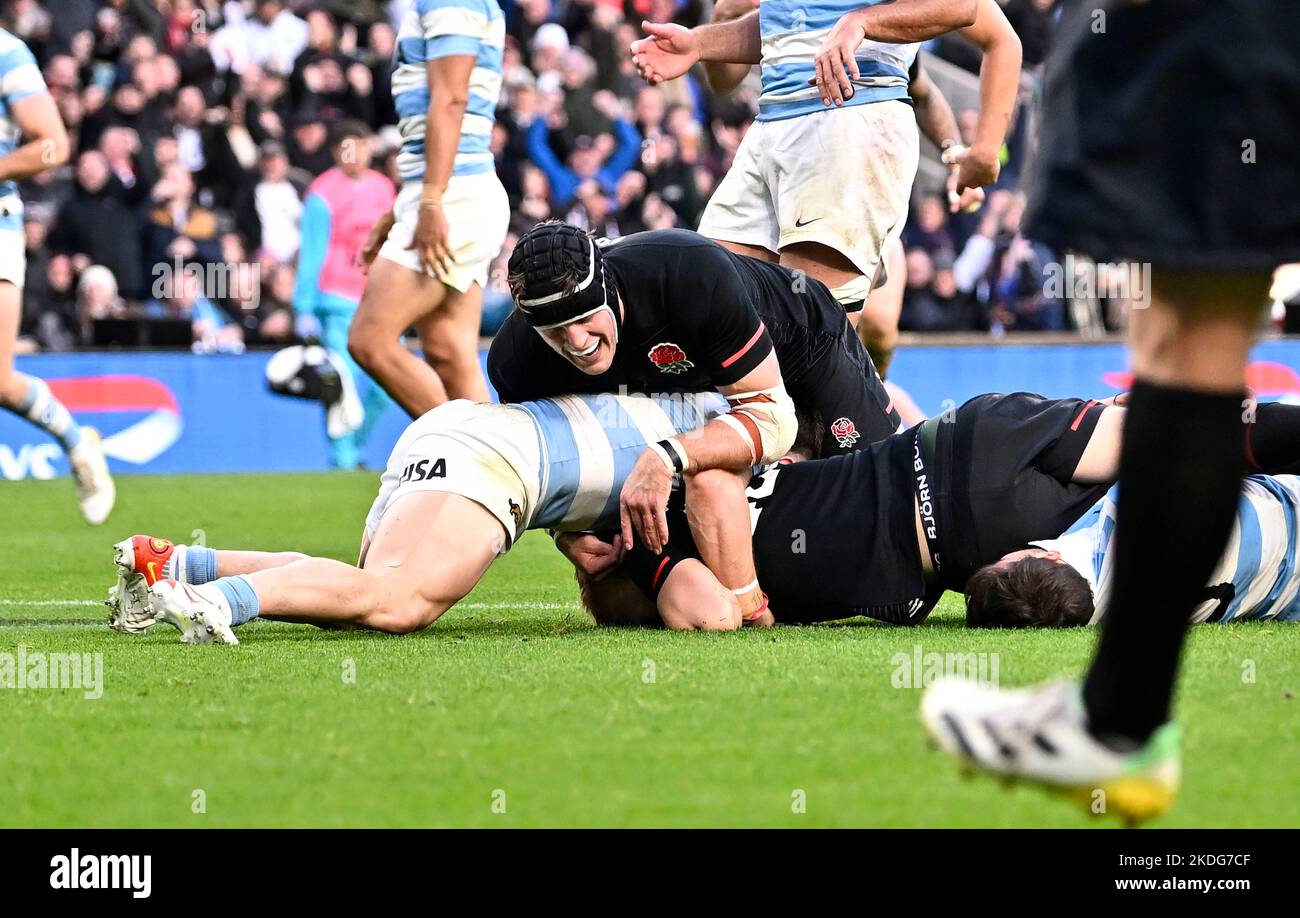 Twickenham, United Kingdom. 06th Nov, 2022. England V Argentina ...