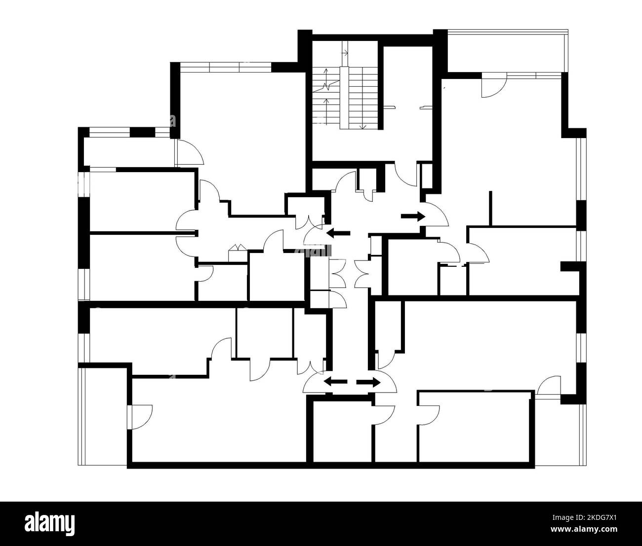 2d floor plan. Black white floor plan. Floor plan. Home space. Plan for ...