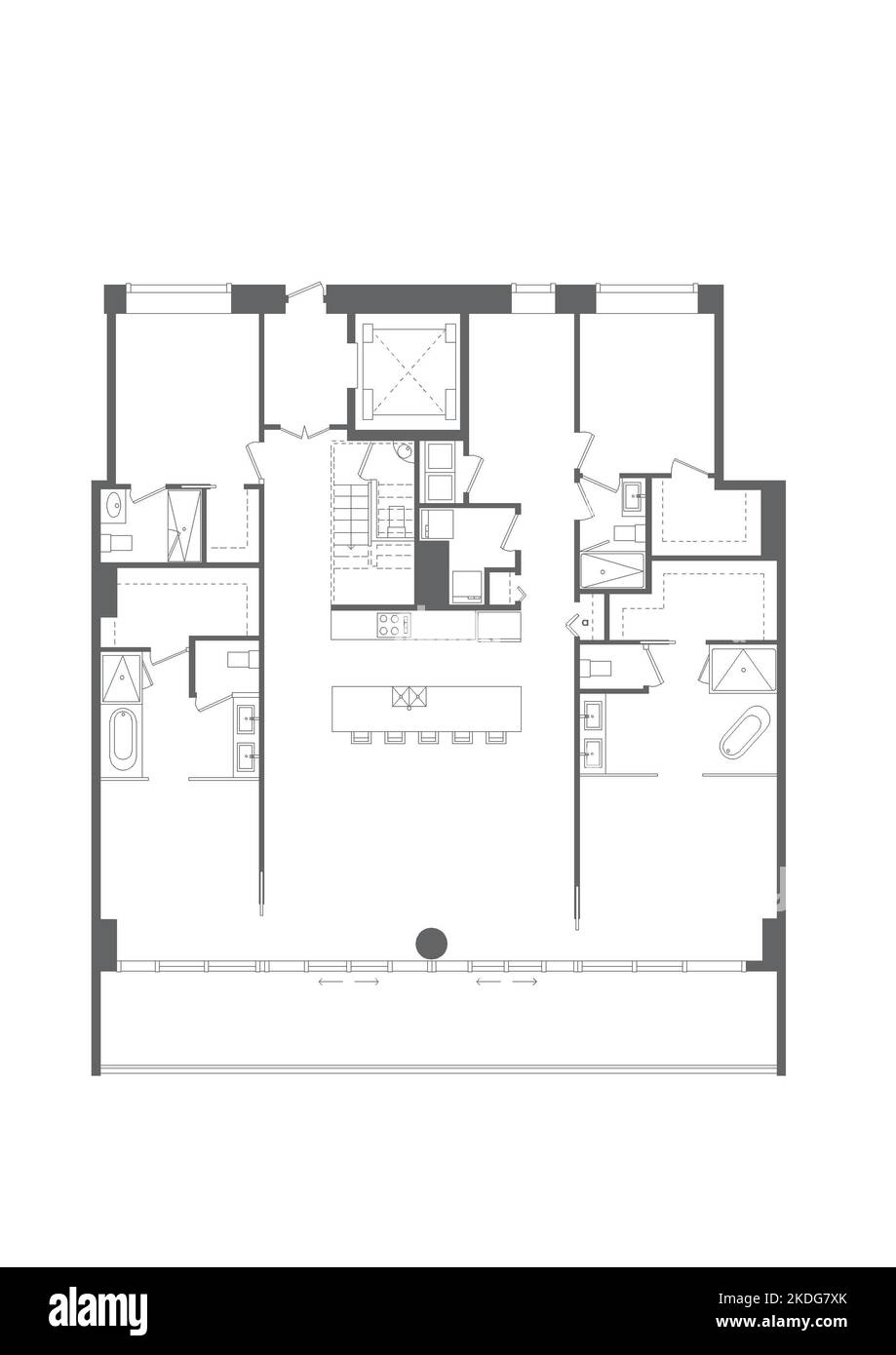 2d floor plan. Black white floor plan. Floor plan. Home space. Plan for ...