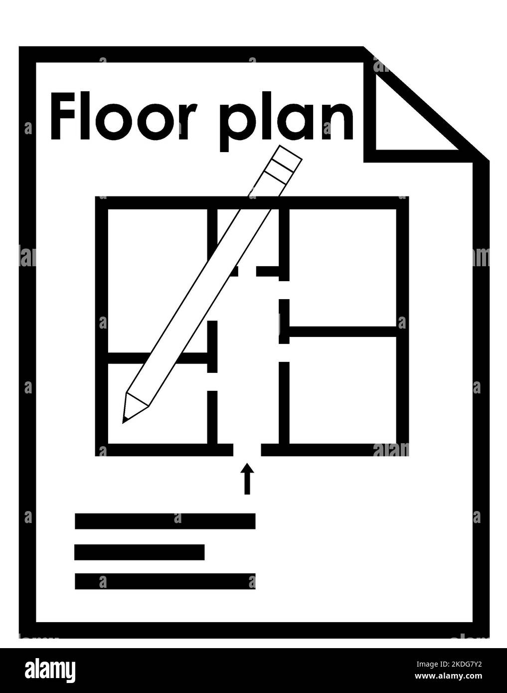2d floor plan. Black white floor plan. Floor plan. Home space. Plan for ...