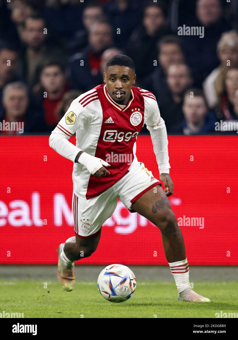 AMSTERDAM - Steven Bergwijn of Ajax during the Dutch Eredivisie match ...
