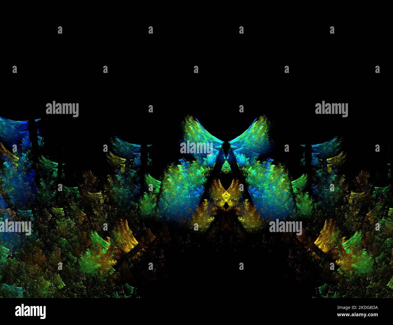 Imaginatory lush fractal texture image abstract background Stock Photo ...