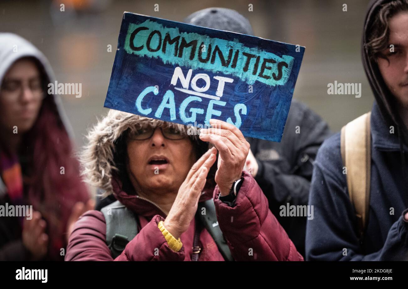 Protesters, at Manchester St Peter's square, demonstrate and call for ...