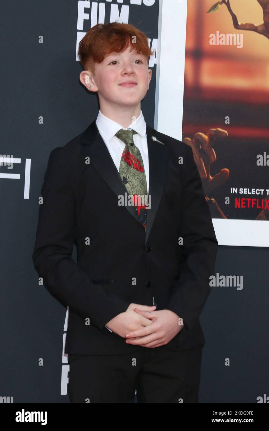 Los Angeles, CA. 5th Nov, 2022. Gregory Mann at arrivals for GUILLERMO ...