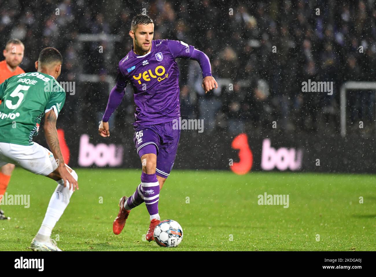 Beerschot's Apostolos Konstantopoulos pictured in action during a ...