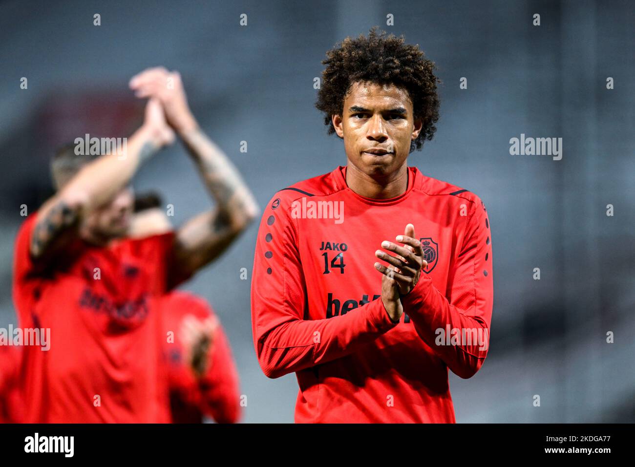 Antwerp's Calvin Stengs pictured before a soccer match between RAFC ...