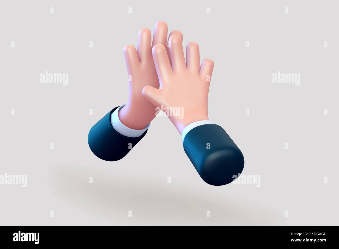 Gesture hand unity 3d Stock Vector Images - Alamy