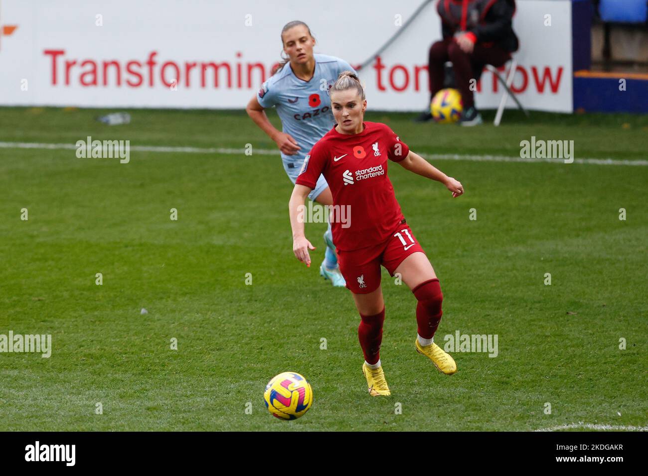 Melissa Lawley #11 of Liverpool Women in possession during the The Fa ...