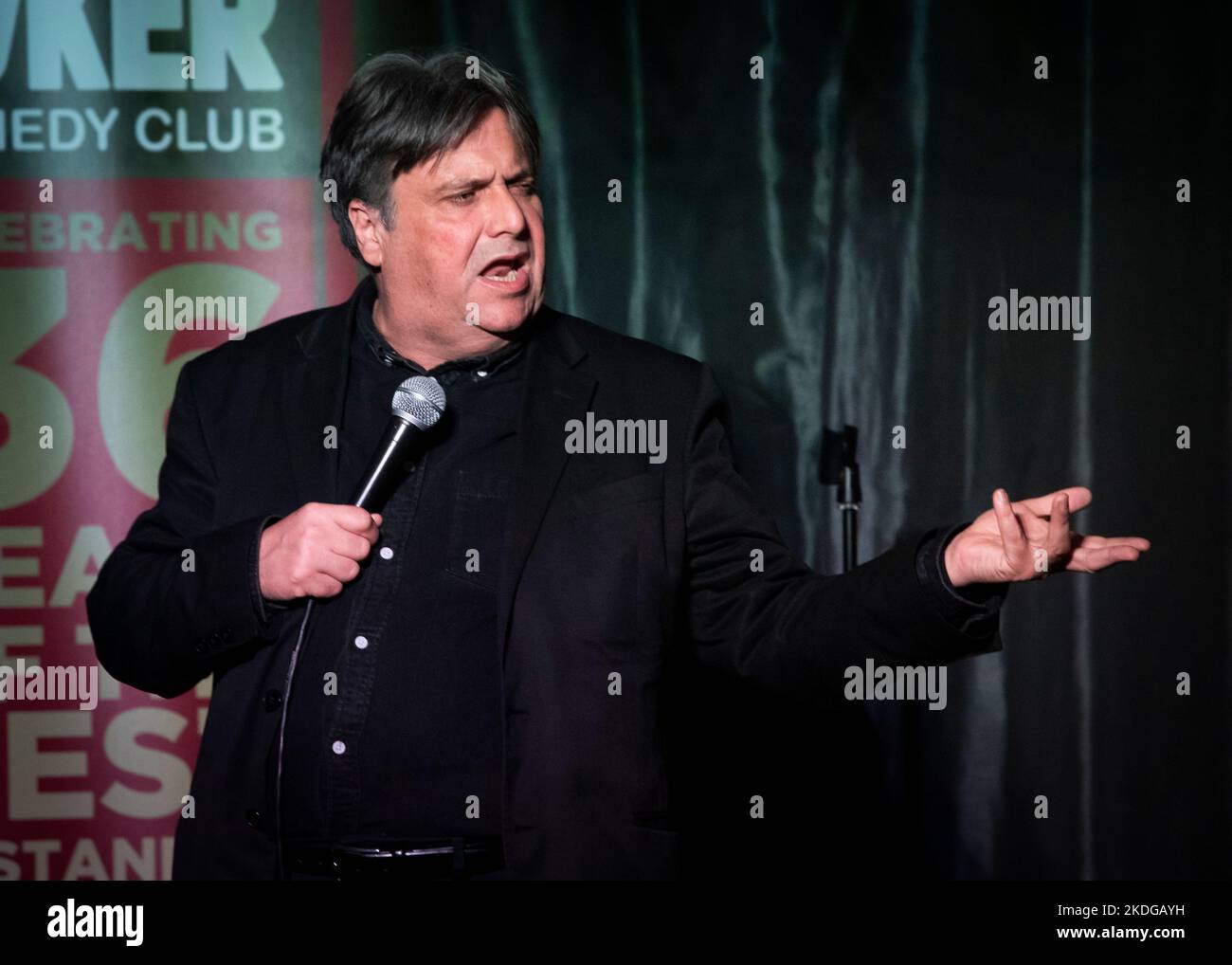 Alan Francis, Stand-Up Comedian, Joker Comedy Club, Southend, Essex © Clarissa Debenham / Alamy ...