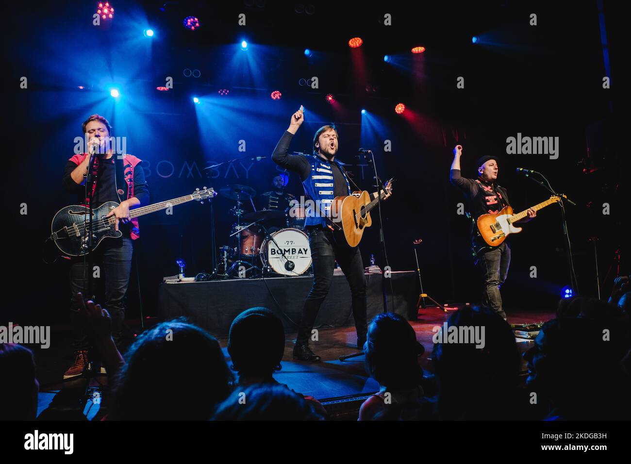 Bern, Switzerland. 05th, November 2022. The Swiss folk rock band 77 ...