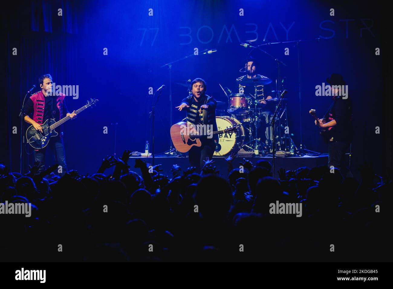 Bern, Switzerland. 05th, November 2022. The Swiss folk rock band 77 ...
