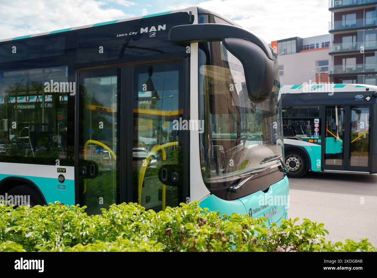 Tallinn, Estonia - 30.05.2022: Tallinn City Bus Transport Stock Photo ...