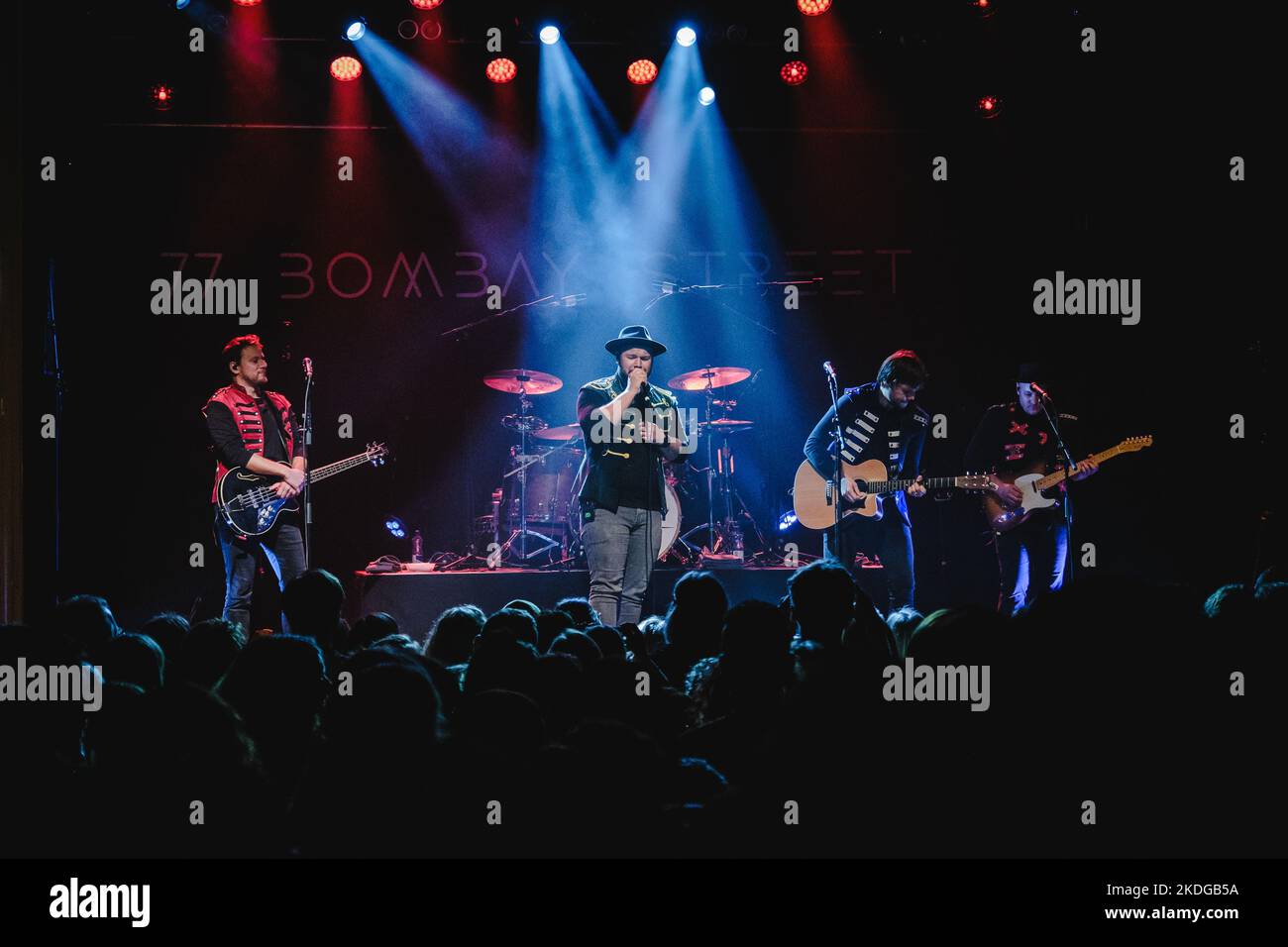 Bern, Switzerland. 05th, November 2022. The Swiss folk rock band 77 ...