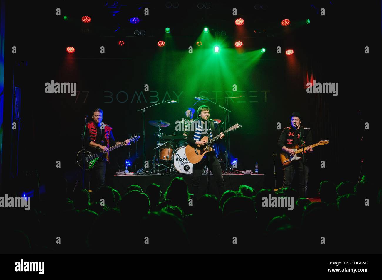 Bern, Switzerland. 05th, November 2022. The Swiss folk rock band 77 ...