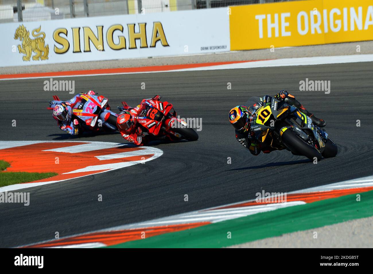 Valencia, Spain. 06th Nov, 2022. Francesco Bagnaia team Ducati is the ...