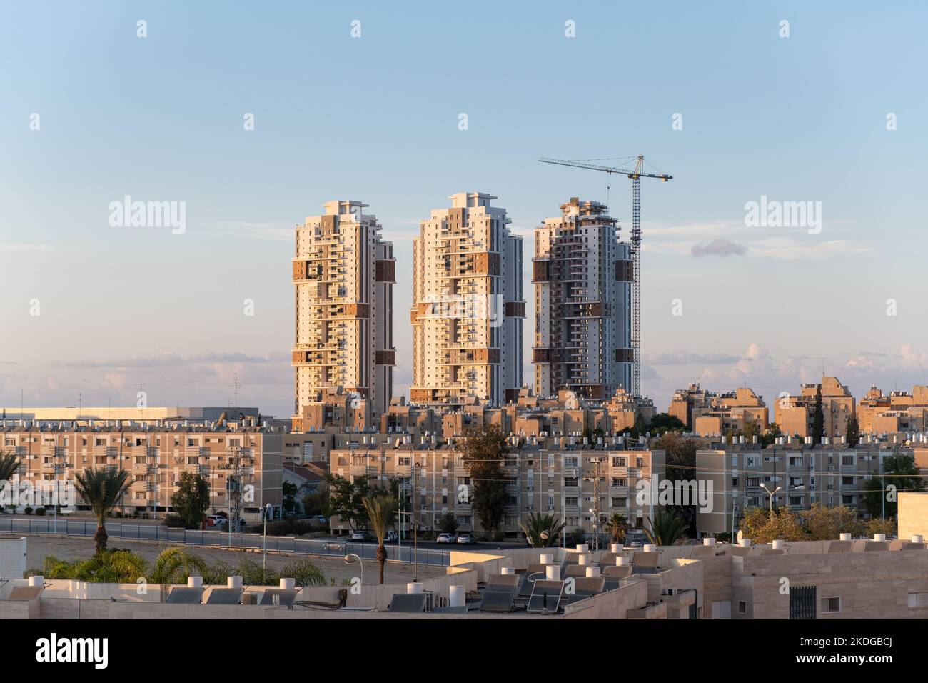 Typical architecture in Israel. Contrast in four generations of ...