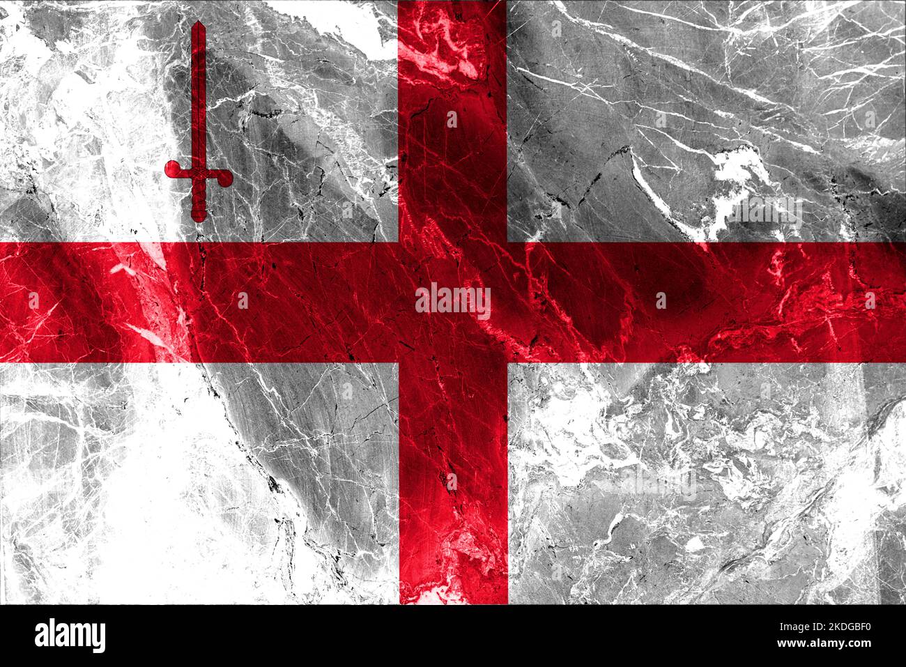 The flag of the City of London is based on the flag of England Stock ...