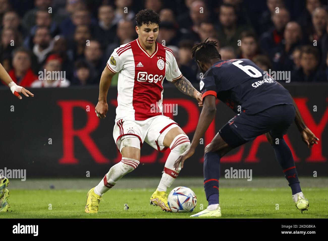 AMSTERDAM - (LR) Jorge Sanchez of Ajax, Ibrahim Sangare of PSV ...