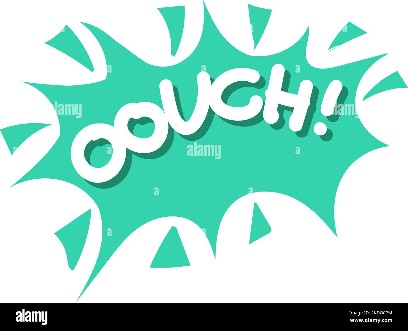 Emotional reaction sticker in retro comic balloon style Stock Vector ...