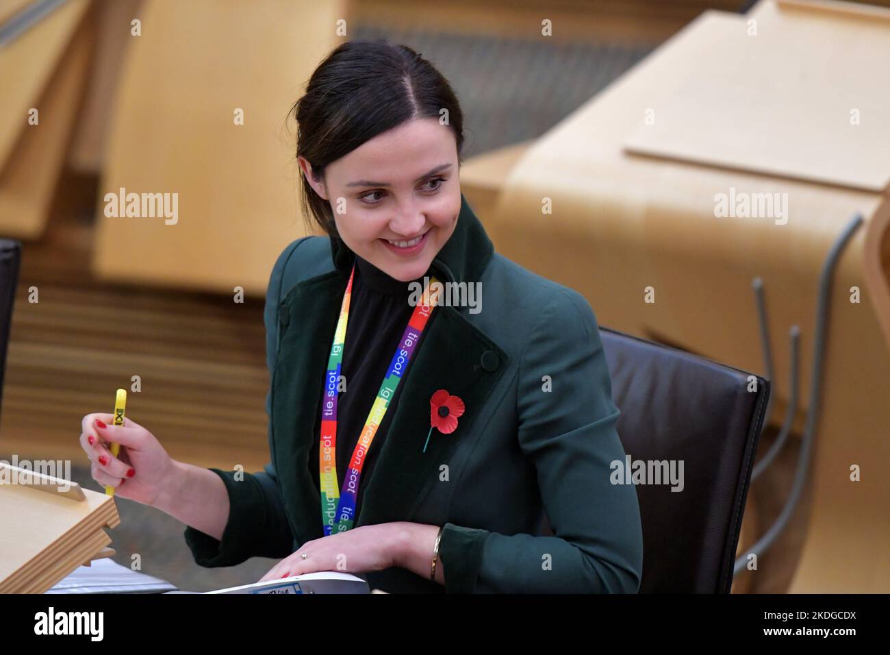 Edinburgh Scotland, UK 03 November 2022. Màiri McAllan at the Scottish ...