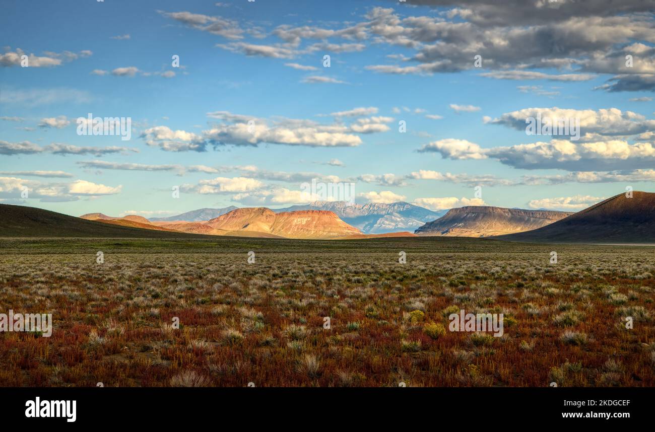 Remote Lunar Crater Area Nevada Stock Photo - Alamy