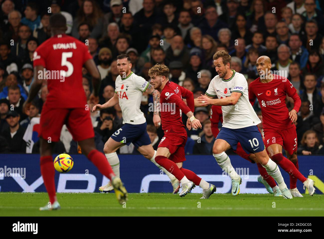 London, UK. 6th Novemberr 2022; Tottenham Hotspur Stadium. Tottenham ...