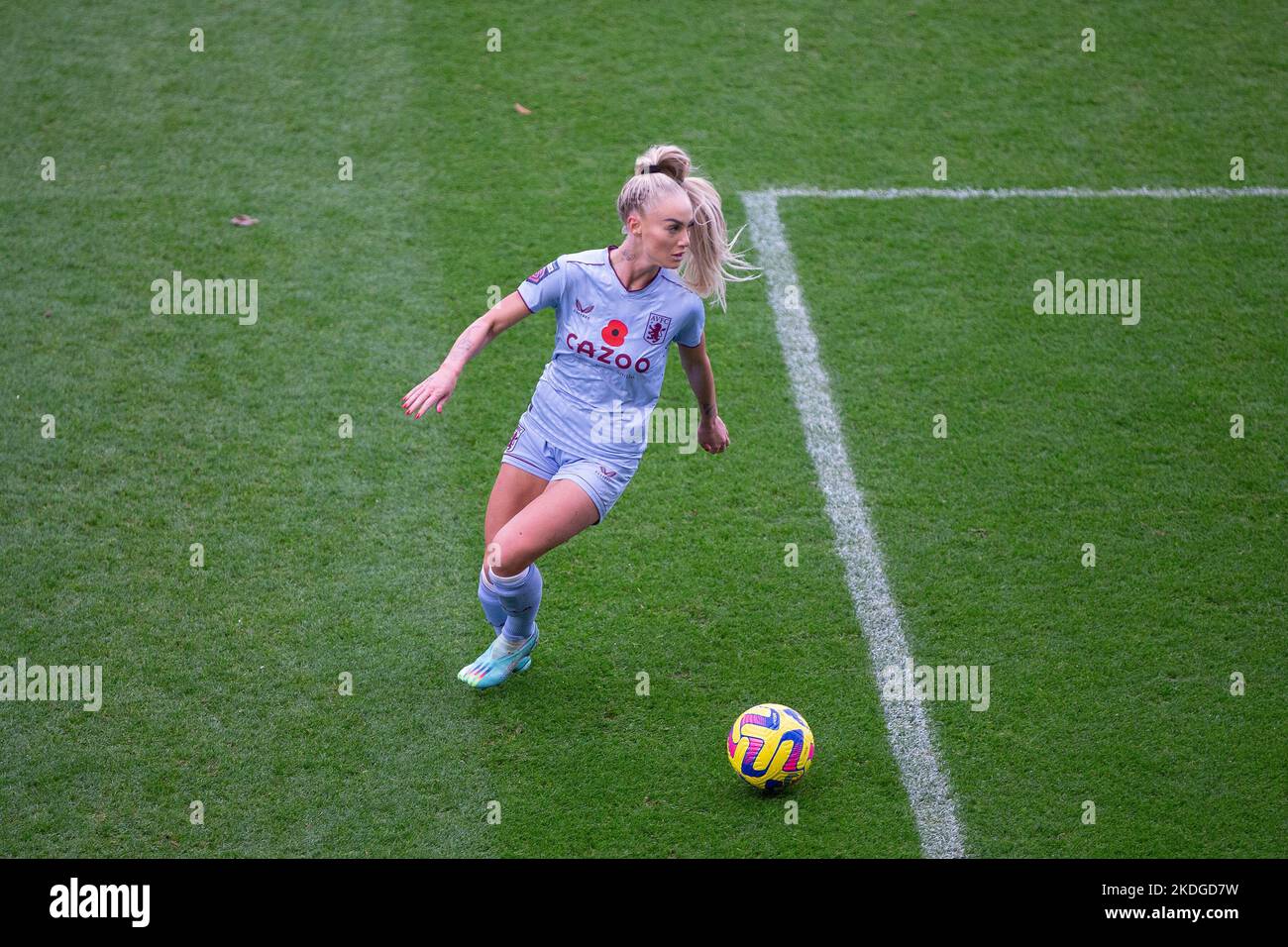 Alisha Lehmann #7 of Aston Villa in possession during the The Fa Women ...