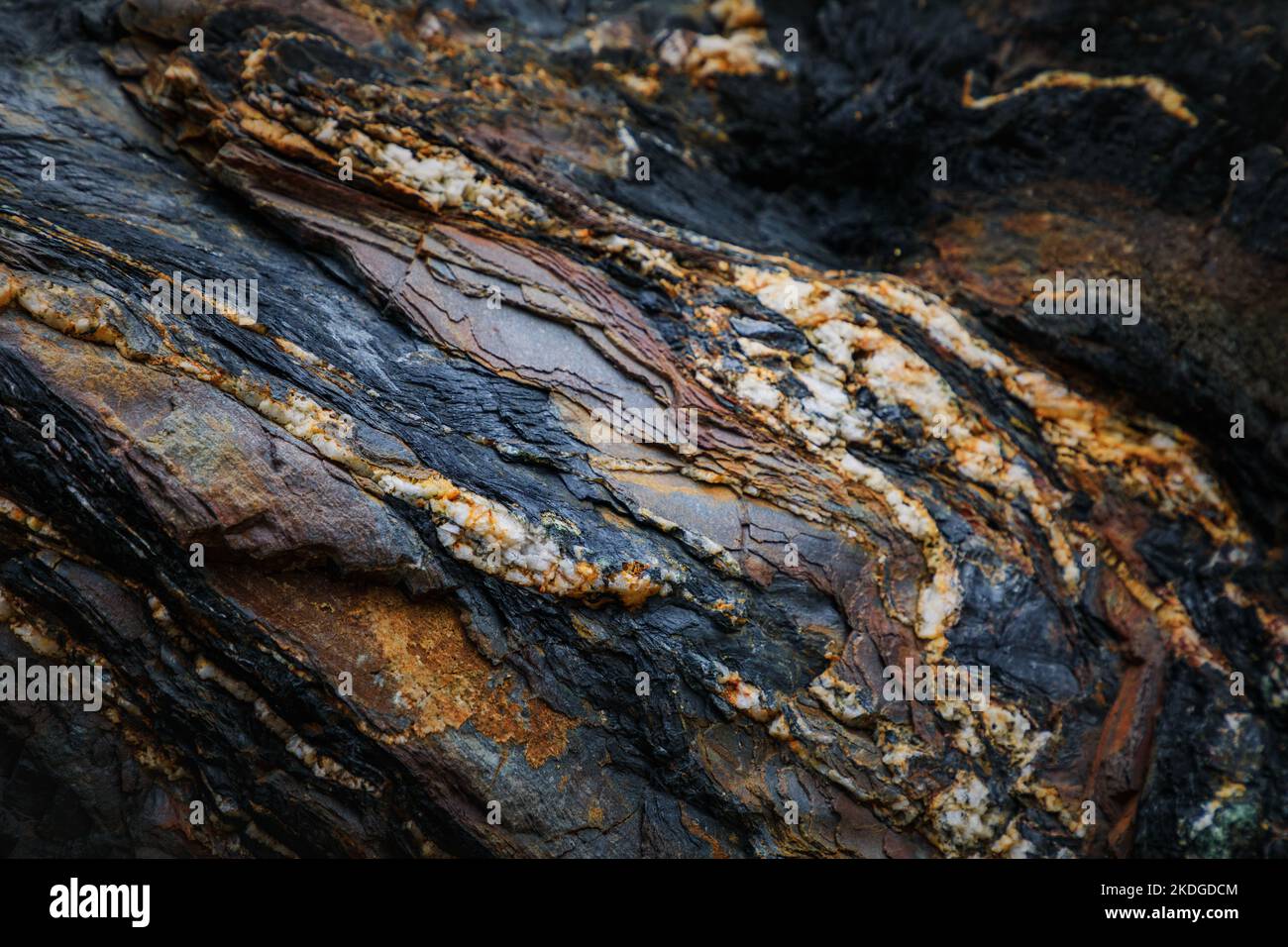 Rocky shapes on the beach. textures and patterns generated on the ...