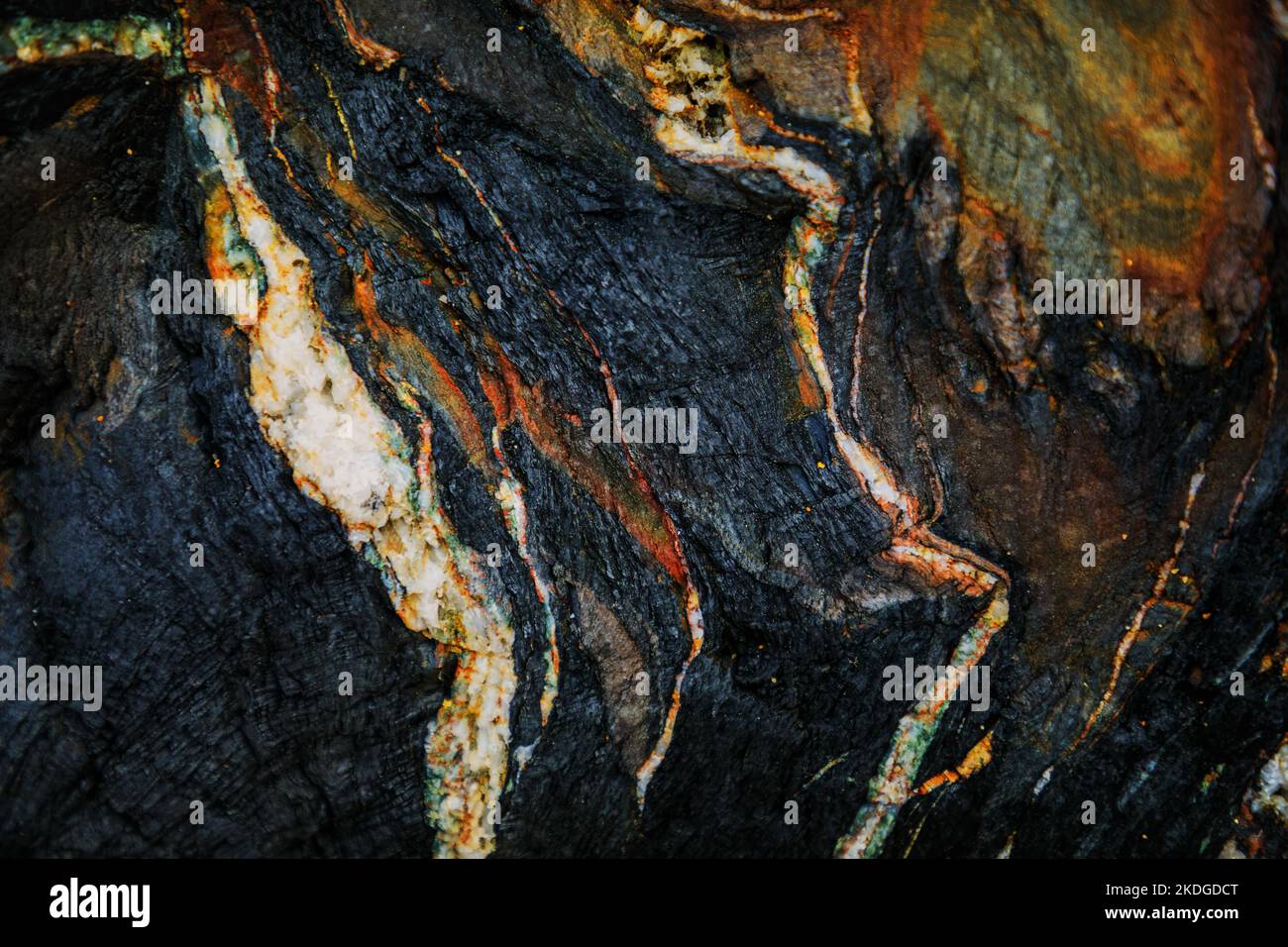 Rocky shapes on the beach. textures and patterns generated on the ...