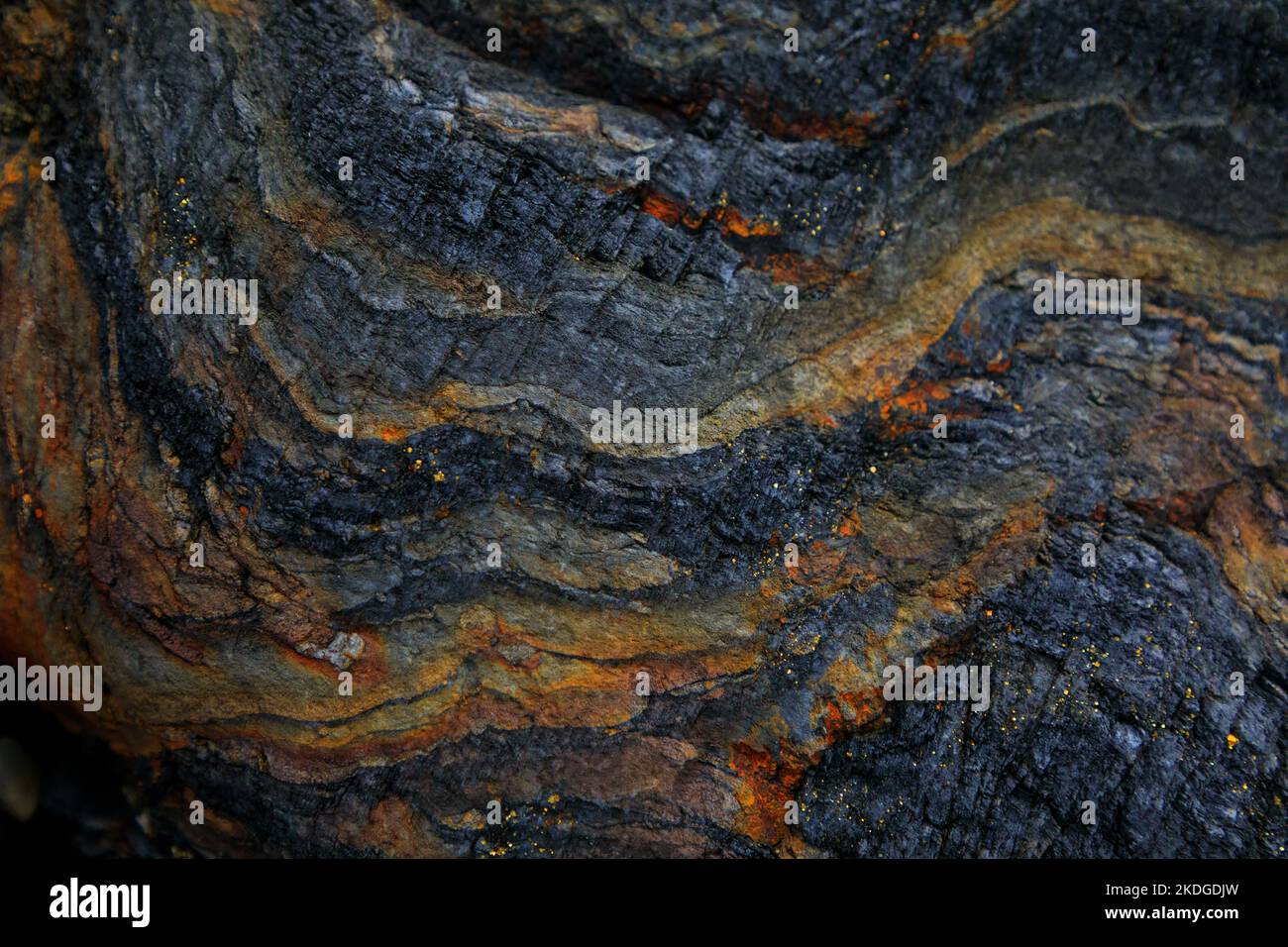 Rocky shapes on the beach. textures and patterns generated on the ...