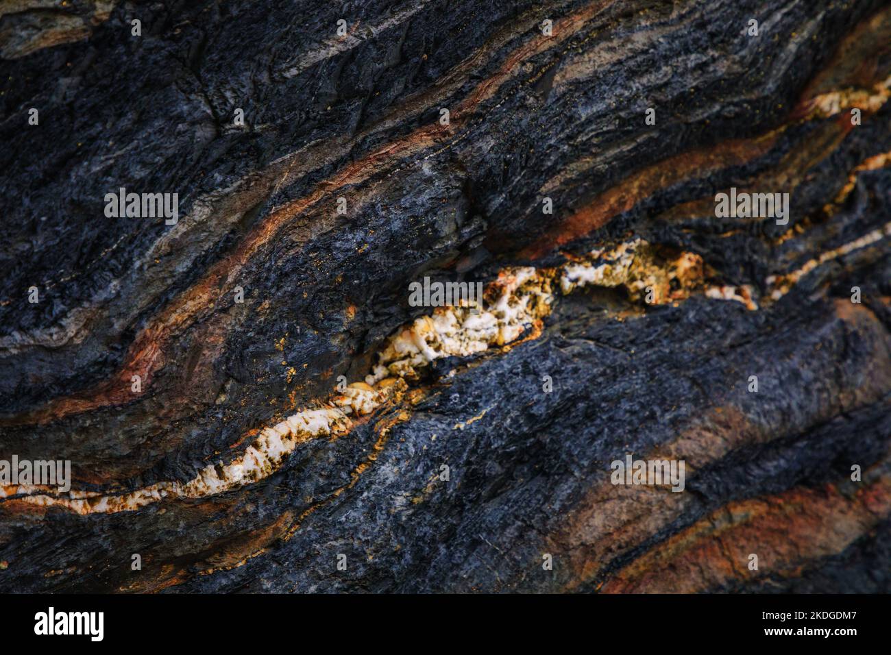 Rocky shapes on the beach. textures and patterns generated on the ...