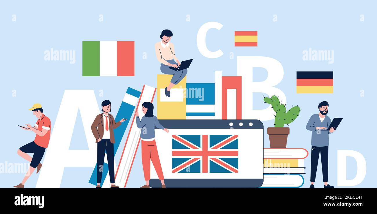 Italian university students Stock Vector Images - Alamy