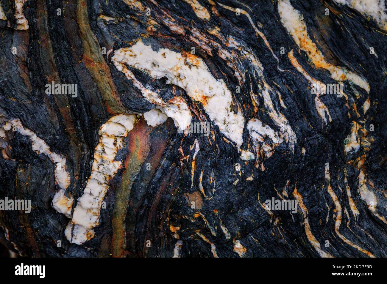 Rocky shapes on the beach. textures and patterns generated on the ...