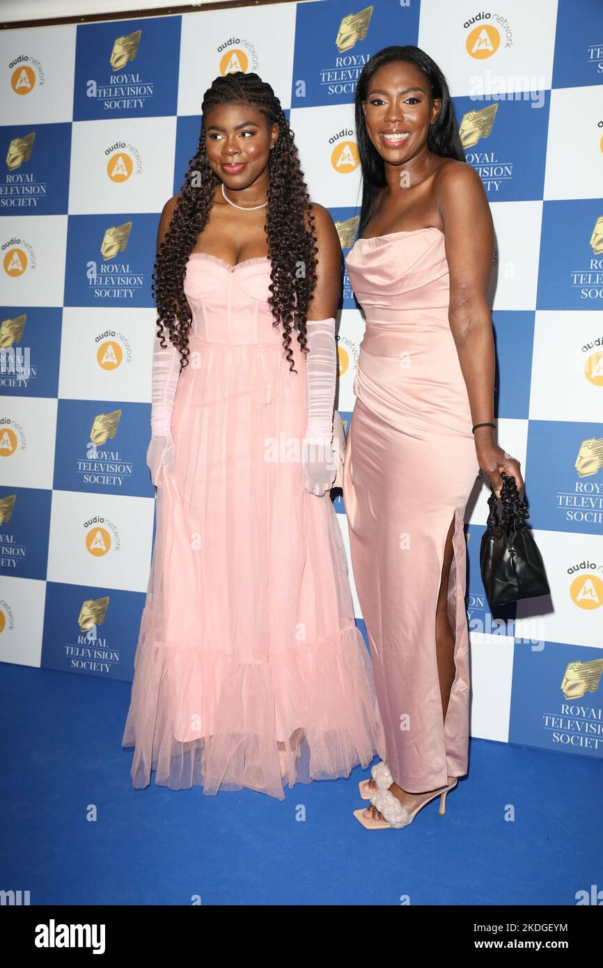 Guests attends Royal Television Society Programme Awards at Grosvenor ...